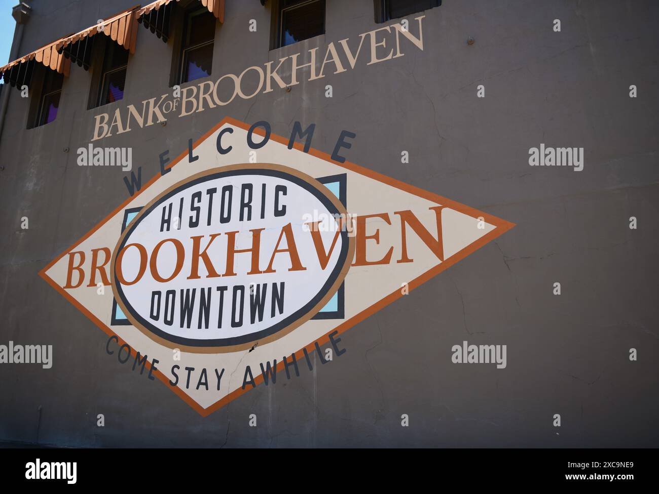 Historic downtown, Copiah County, Brookhaven, Mississippi Stock Photo ...