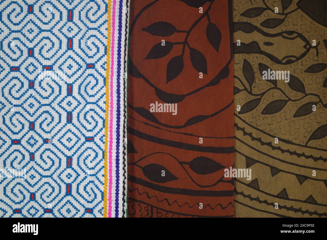 Lima, Peru - Dec 3, 2023: Traditonal Amazonian Shipibo Konibo art ...