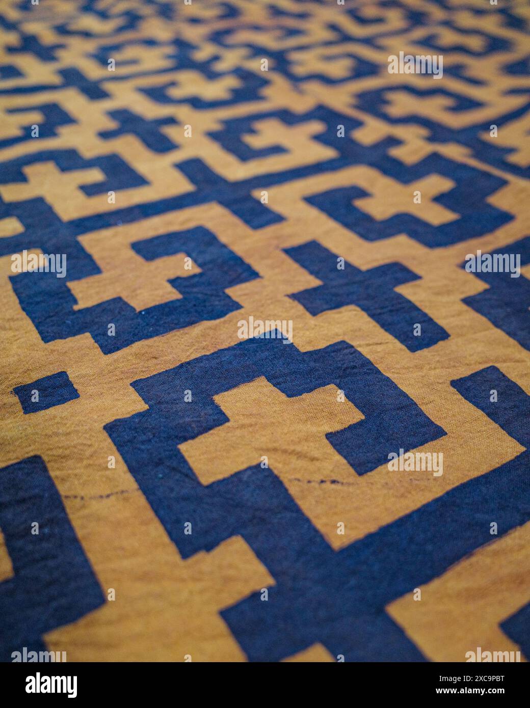 Lima, Peru - Dec 3, 2023: Traditonal Amazonian Shipibo Konibo art ...