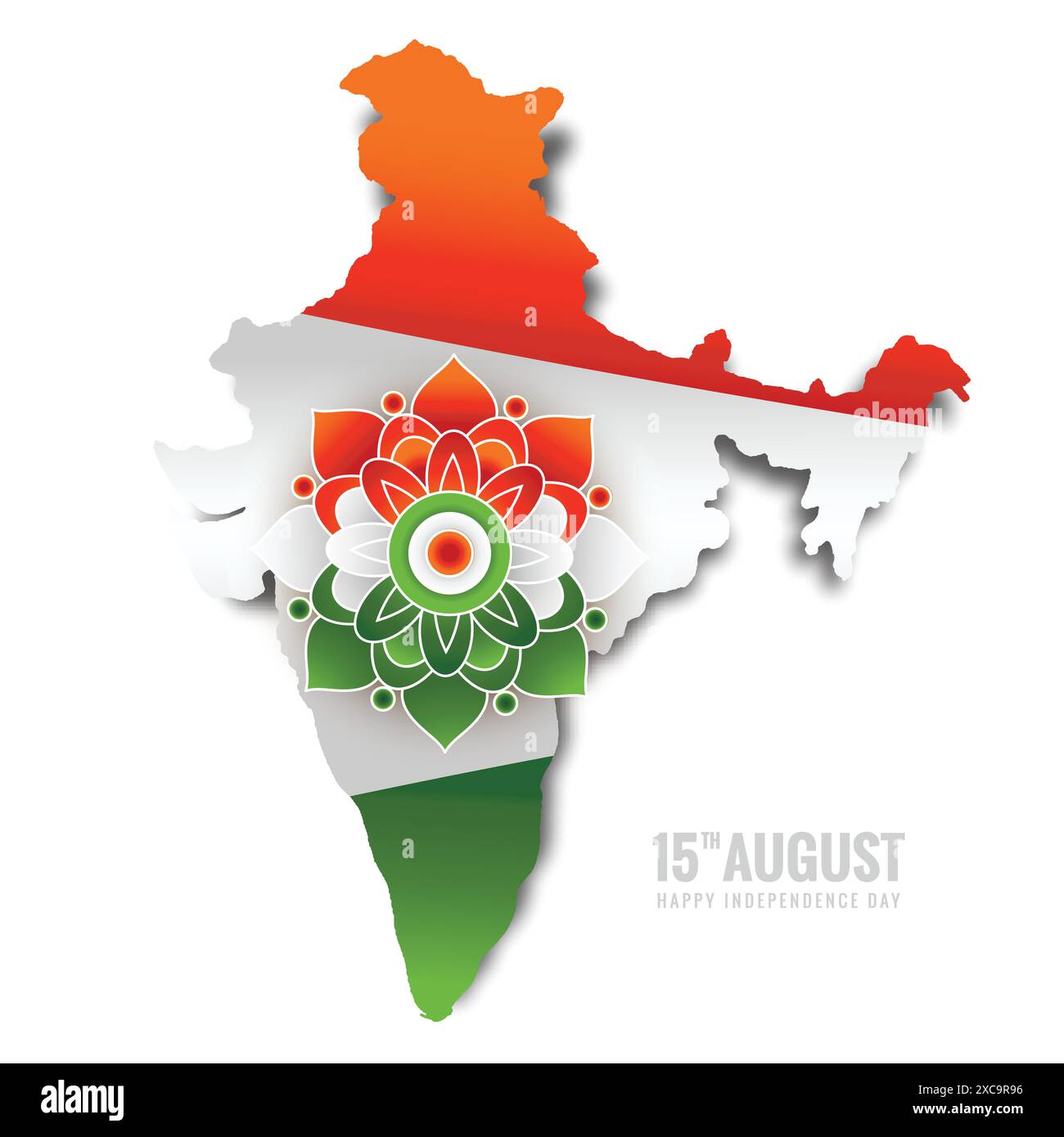 Indian country map hi-res stock photography and images - Alamy