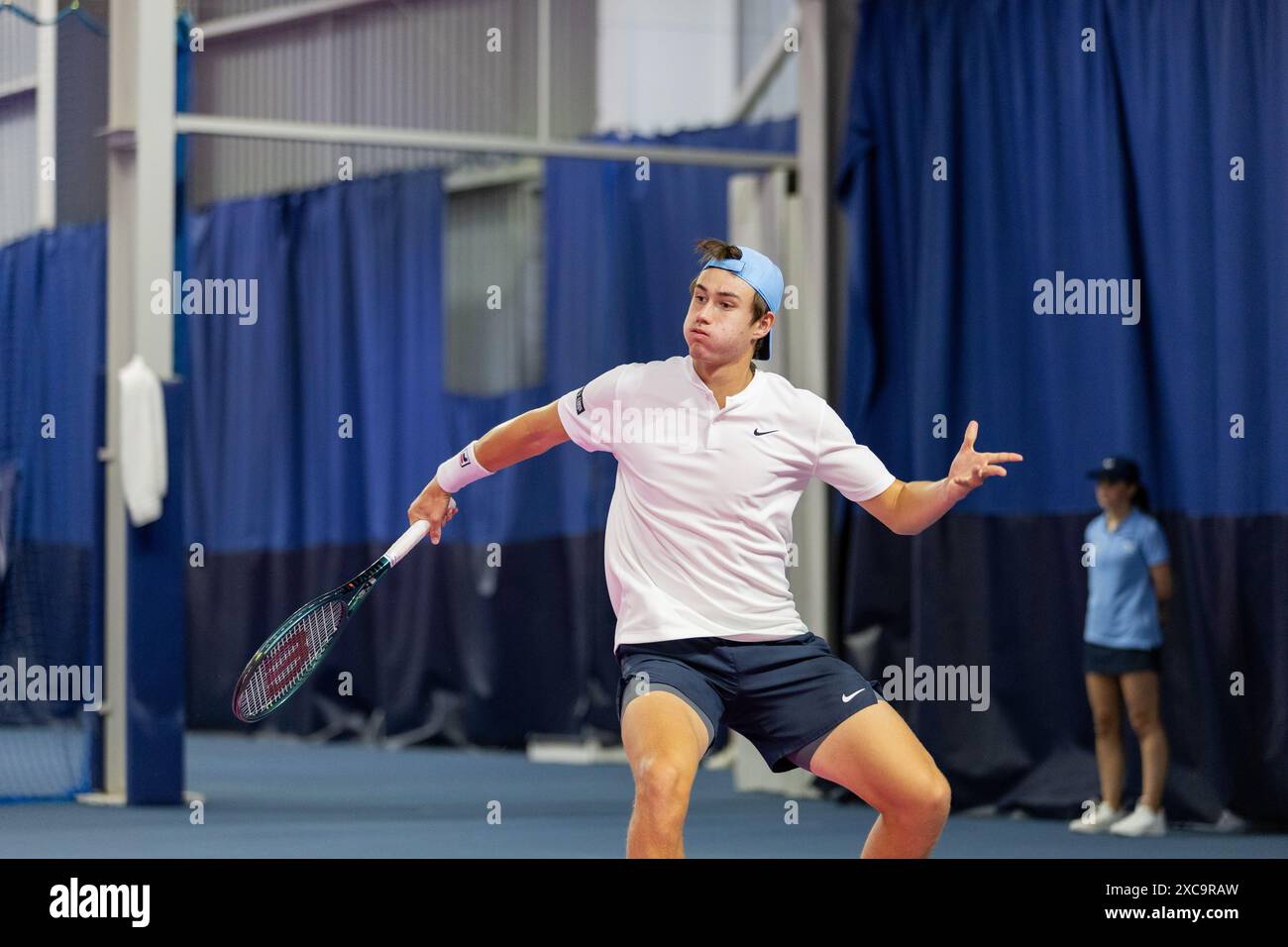 Ilkley, United Kingdom, 15 June 2024, Tomas Barrios Vera VS Oliver ...