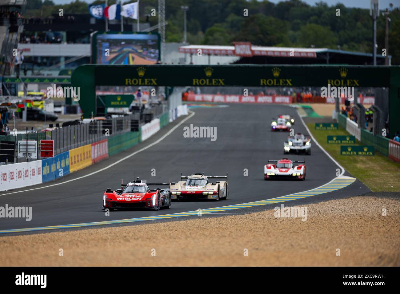 Le Mans, France. 15th June 2024.311 DERANI Luis Felipe (bra), AITKEN Jack (gbr), DRUGOVICH ...