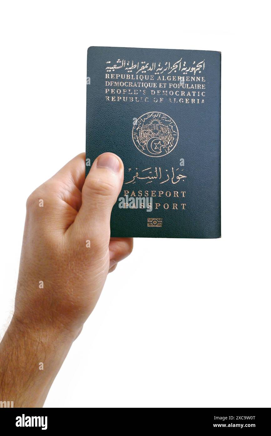 Algerian passport hi-res stock photography and images - Alamy