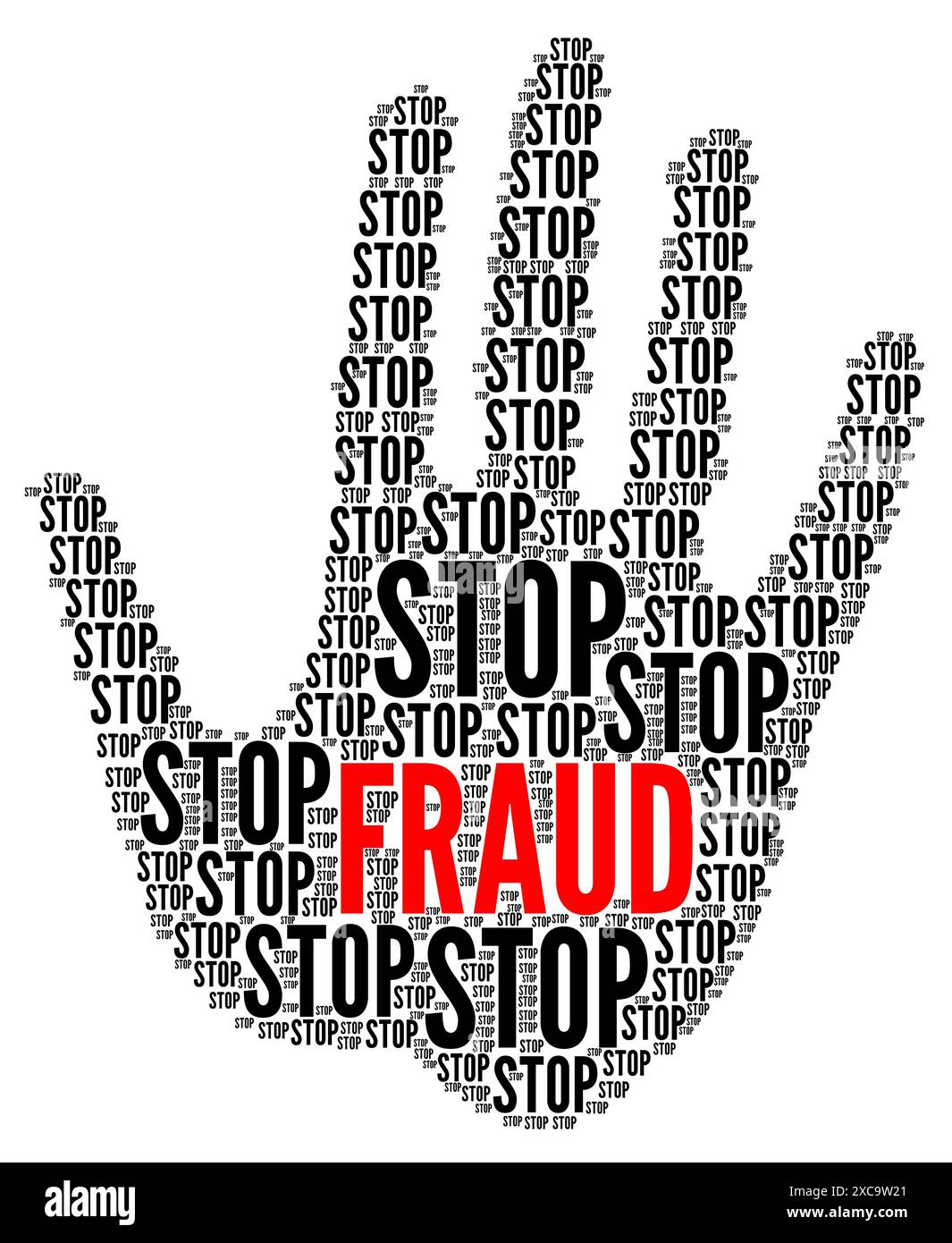Stop fraud symbol icon Stock Photo - Alamy
