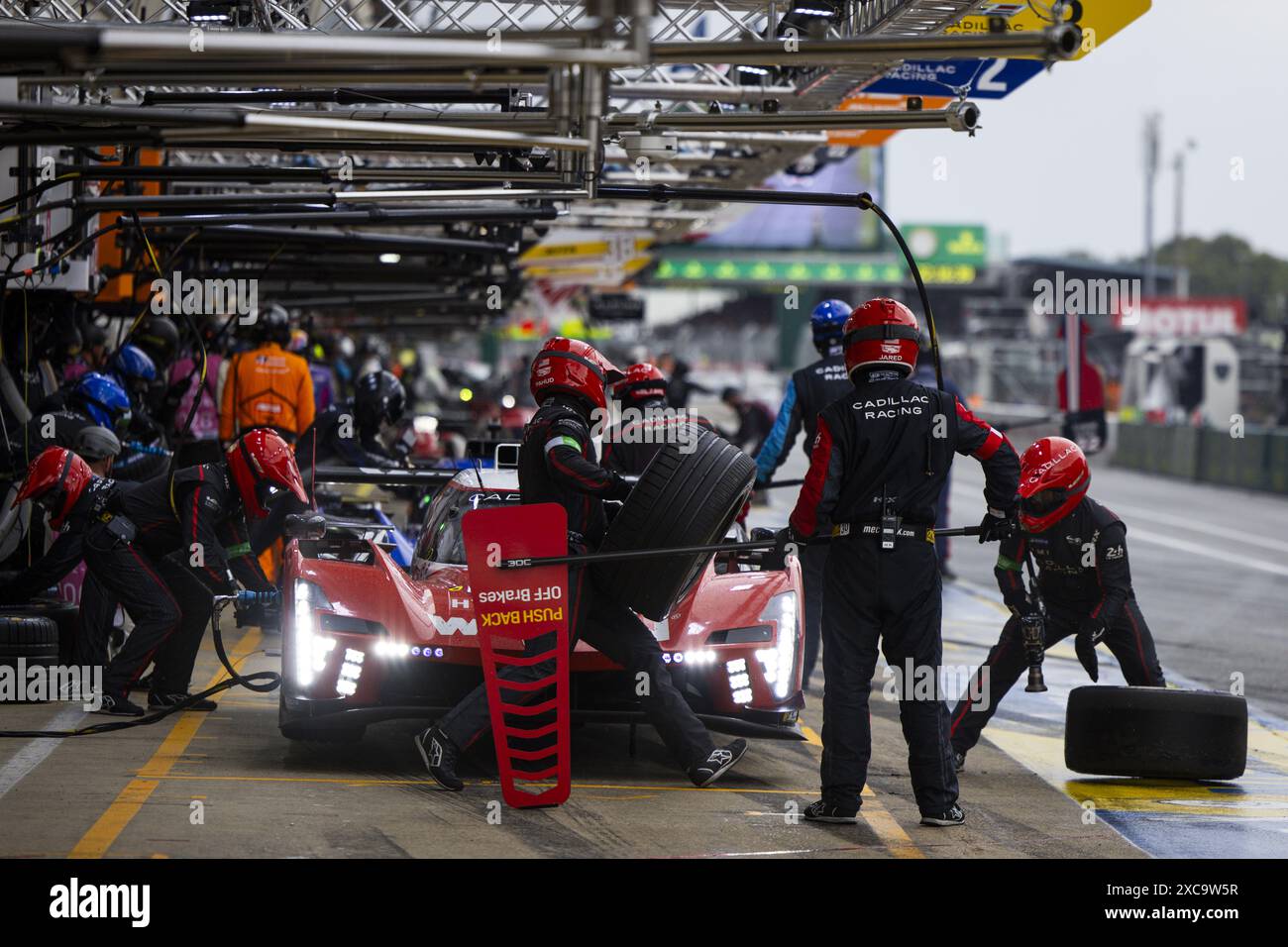 Le Mans, France. 15th June 2024.311 DERANI Luis Felipe (bra), AITKEN Jack (gbr), DRUGOVICH ...