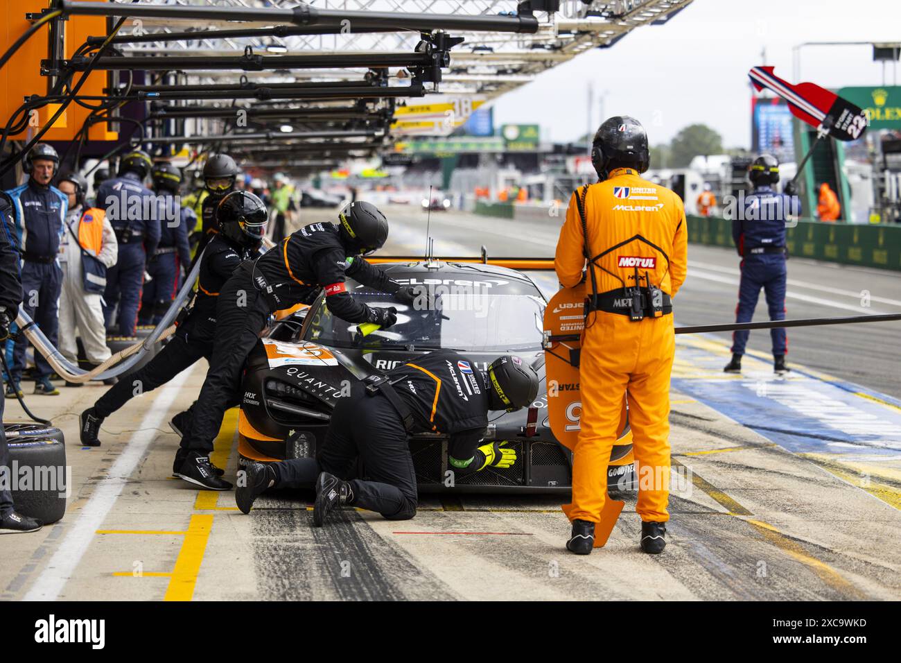 Le Mans, France. 15th June 2024.95 SATO Marino (jpn), PINO Nico (chl ...