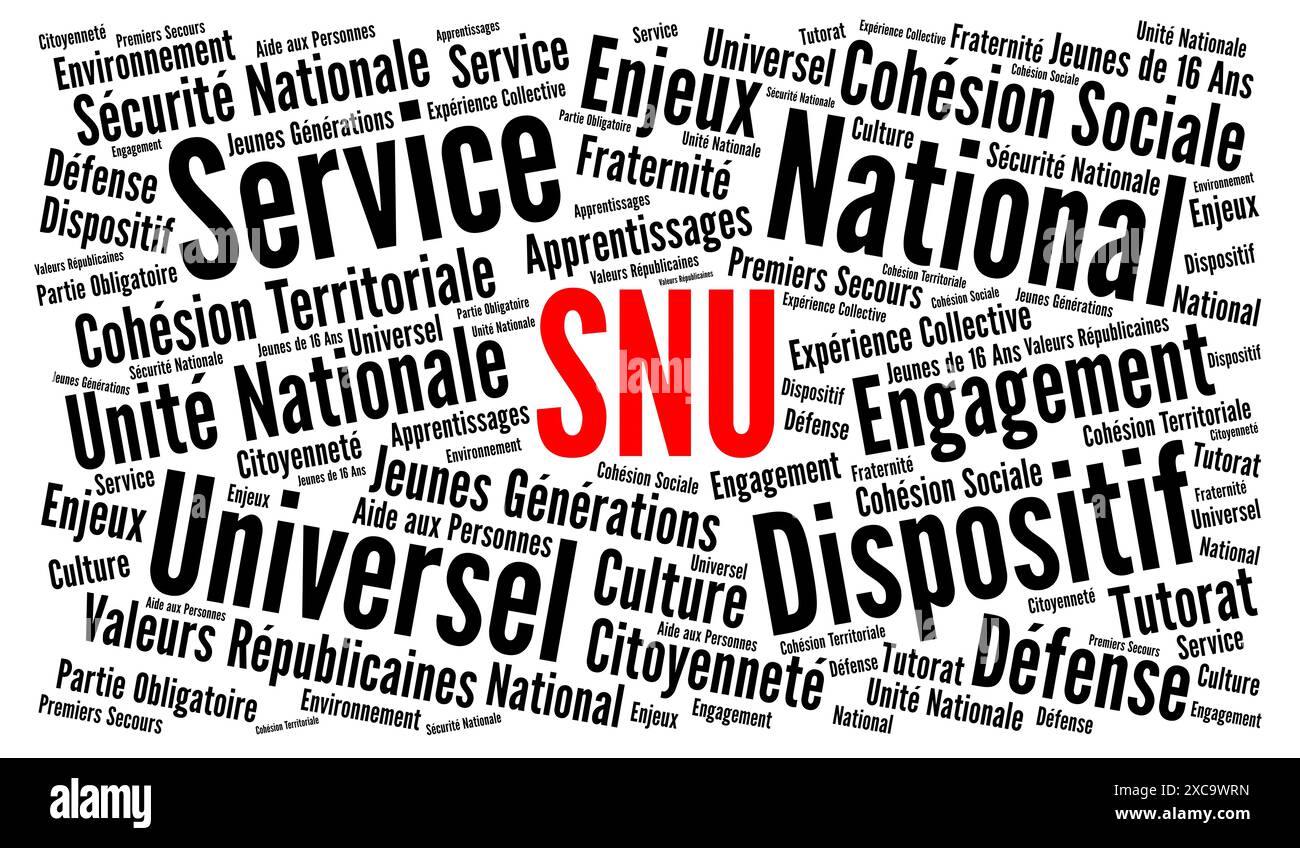 Service national universel Cut Out Stock Images & Pictures - Alamy