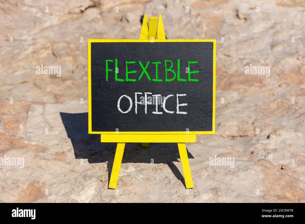 Flexible office symbol. Concept words Flexible office on beautiful ...