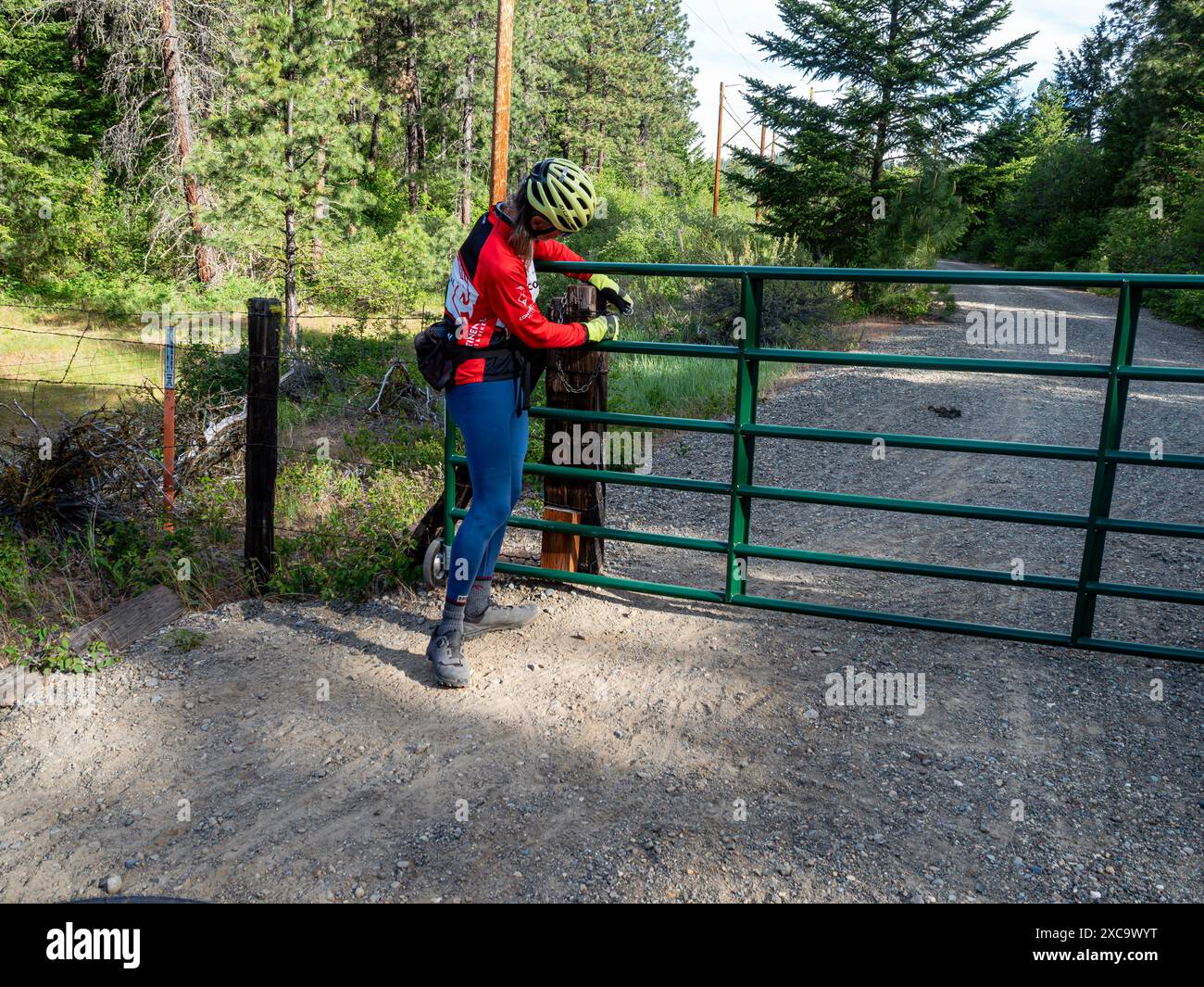 Gates on the palouse to cascades trail hi-res stock photography and ...