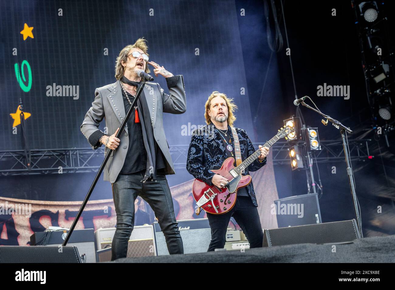 Solvesborg, Sweden. 06th, June 2024. The American rock band The Black ...
