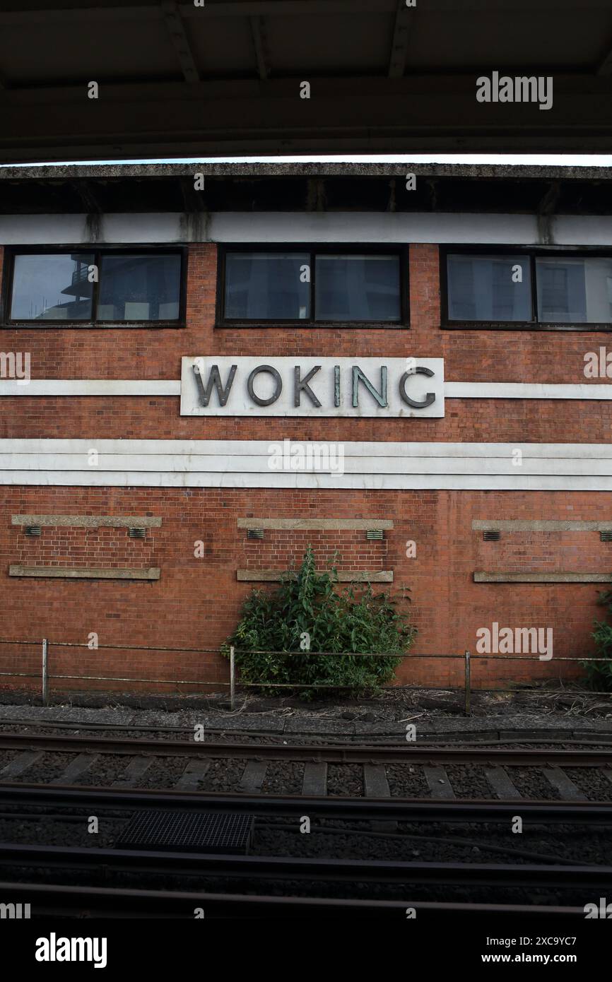 Woking signal box at Woking railway station Grade II listed building ...