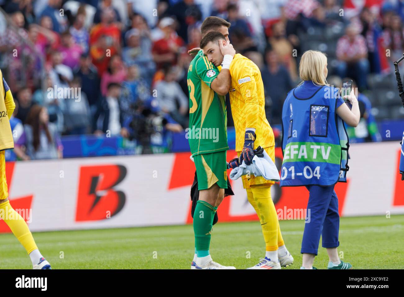 Unai Simon, Dominik Livakovic during UEFA Euro 2024 game between ... Unai Simon, Dominik Livakovic during UEFA Euro 2024 game between ...