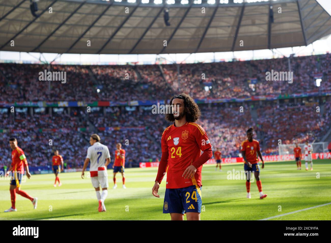 Marc Cucurella during UEFA Euro 2024 game between national teams of ...