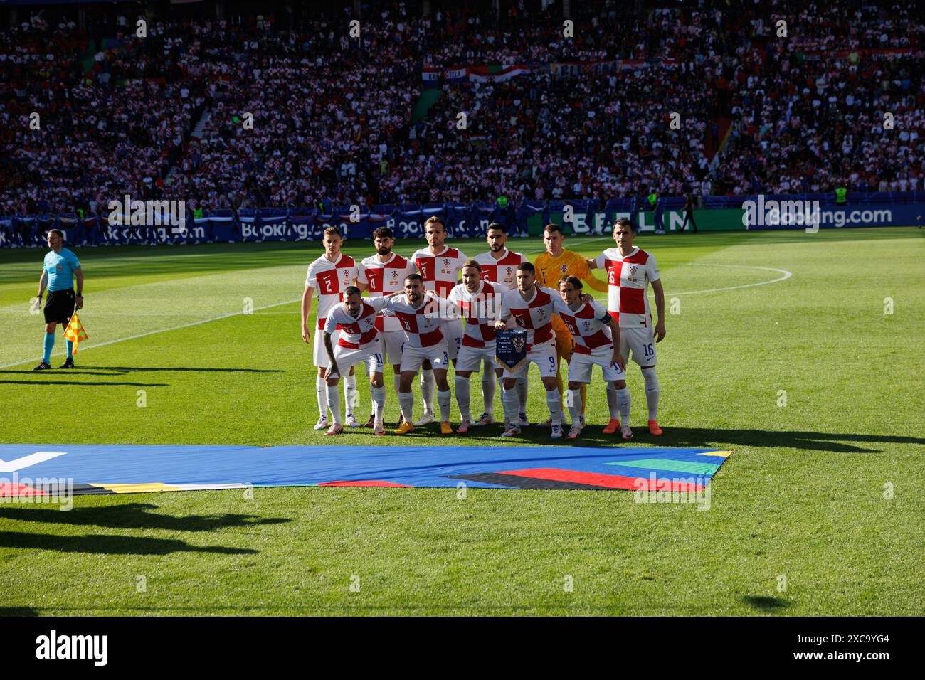 Team of Croatia during UEFA Euro 2024 game between national teams of ...