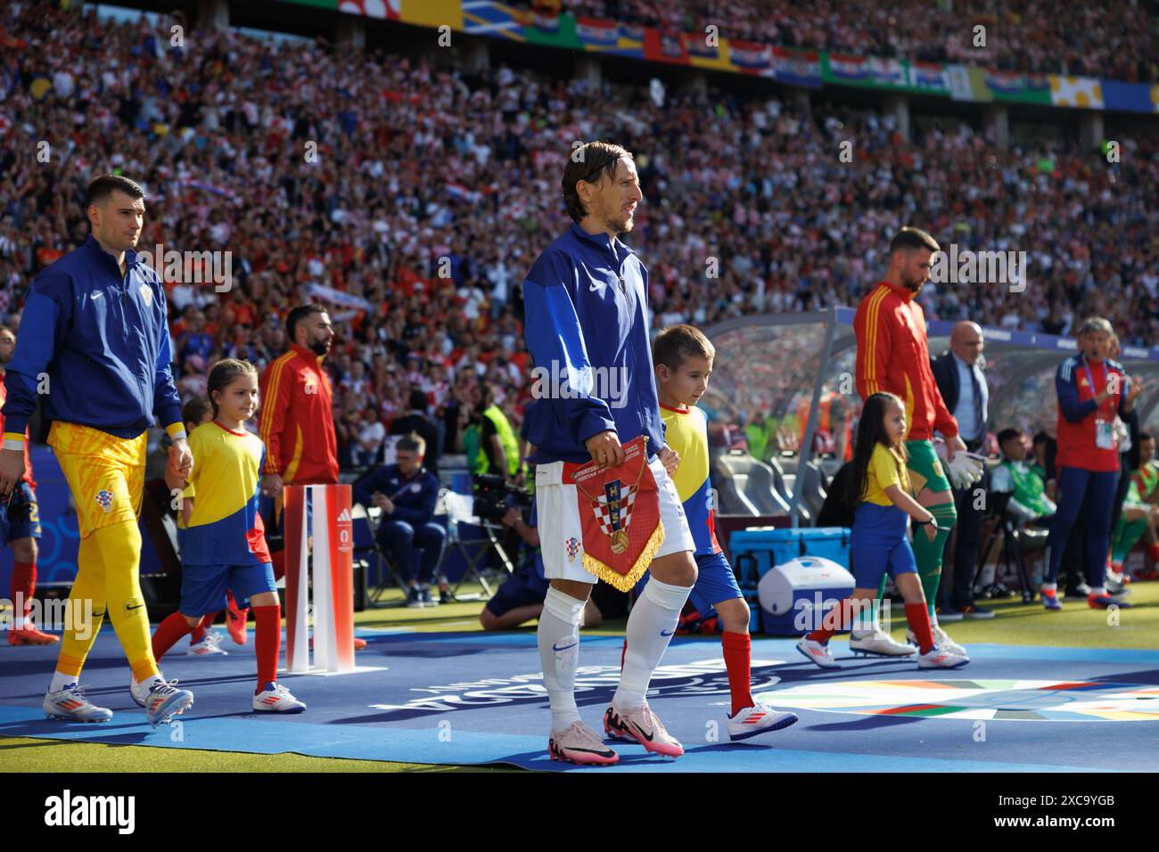 Luka Modric during UEFA Euro 2024 game between national teams of Spain ...
