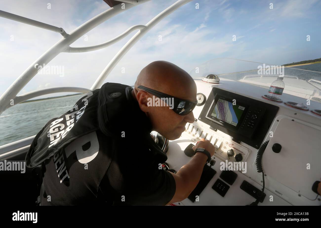 U.S. Customs and Border Protection Office of Air and Marine officers ...