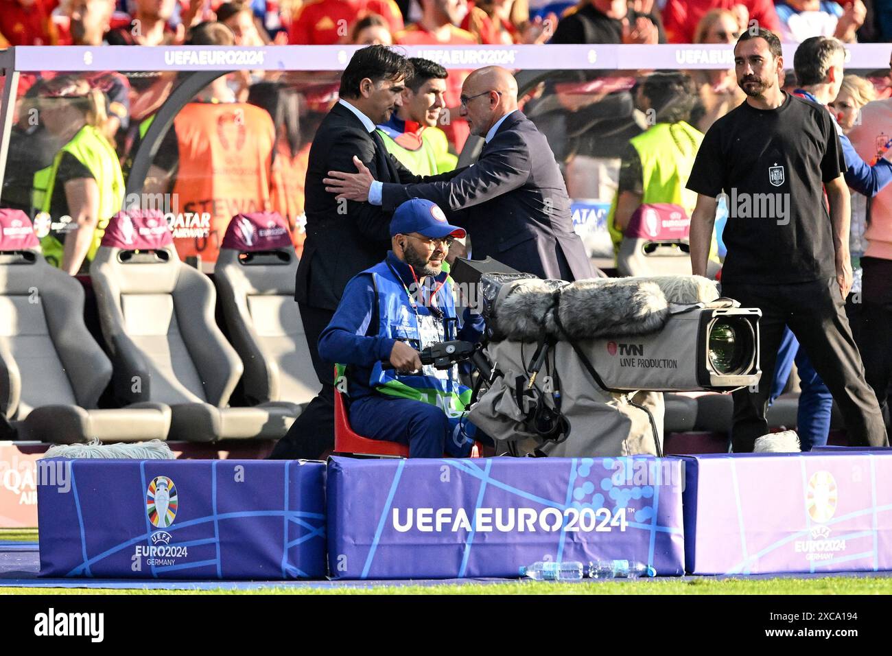 Berlin, Germany. 15th June 2024. Head Coach of Croatia Zlatko Dalic ...