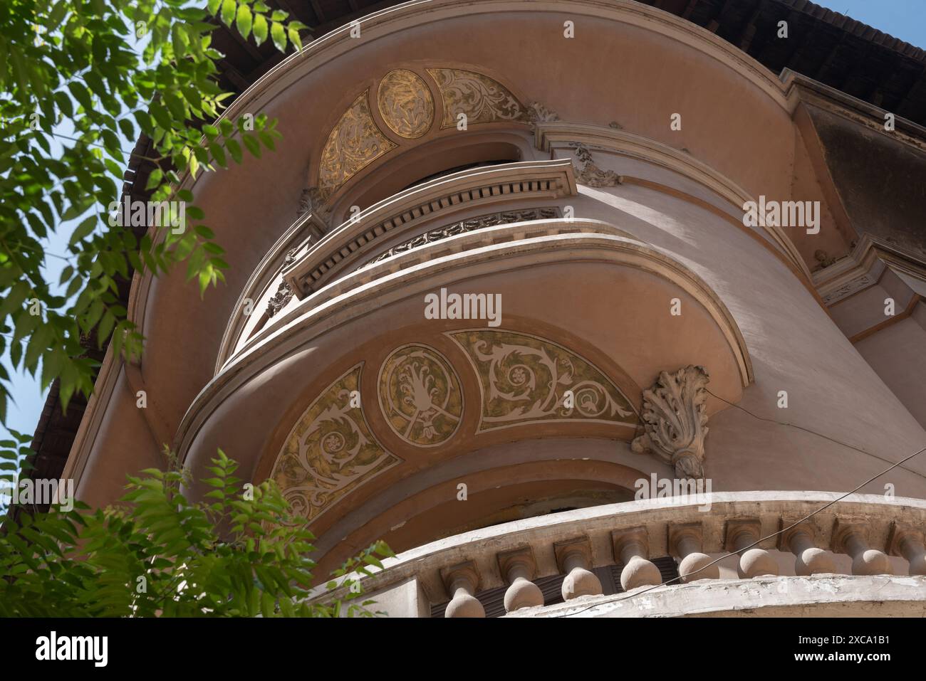 Cairo, Egypt. 14th June, 2024. Beautiful close up details of balconies ...