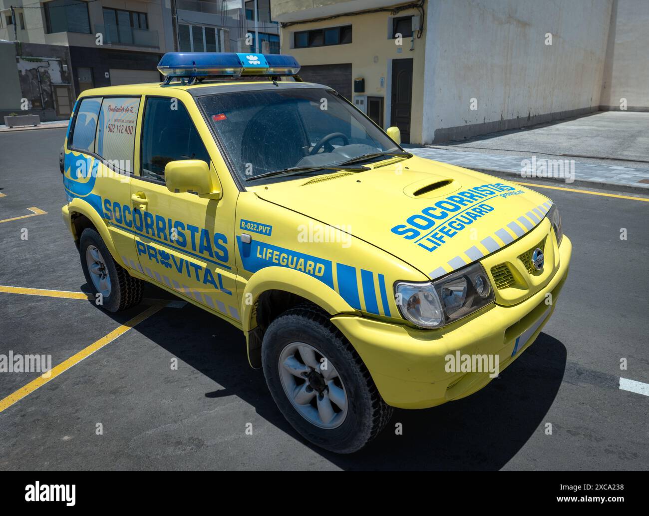 Emergency vehicle for lifeguards, Gran Canaria, Spain Stock Photo - Alamy