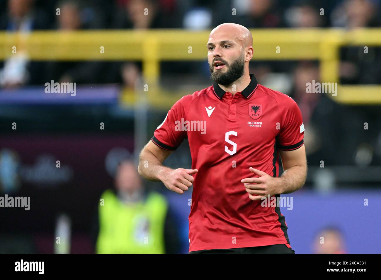 DORTMUND - Arlind Ajeti of Albania during the UEFA EURO 2024 group B ...