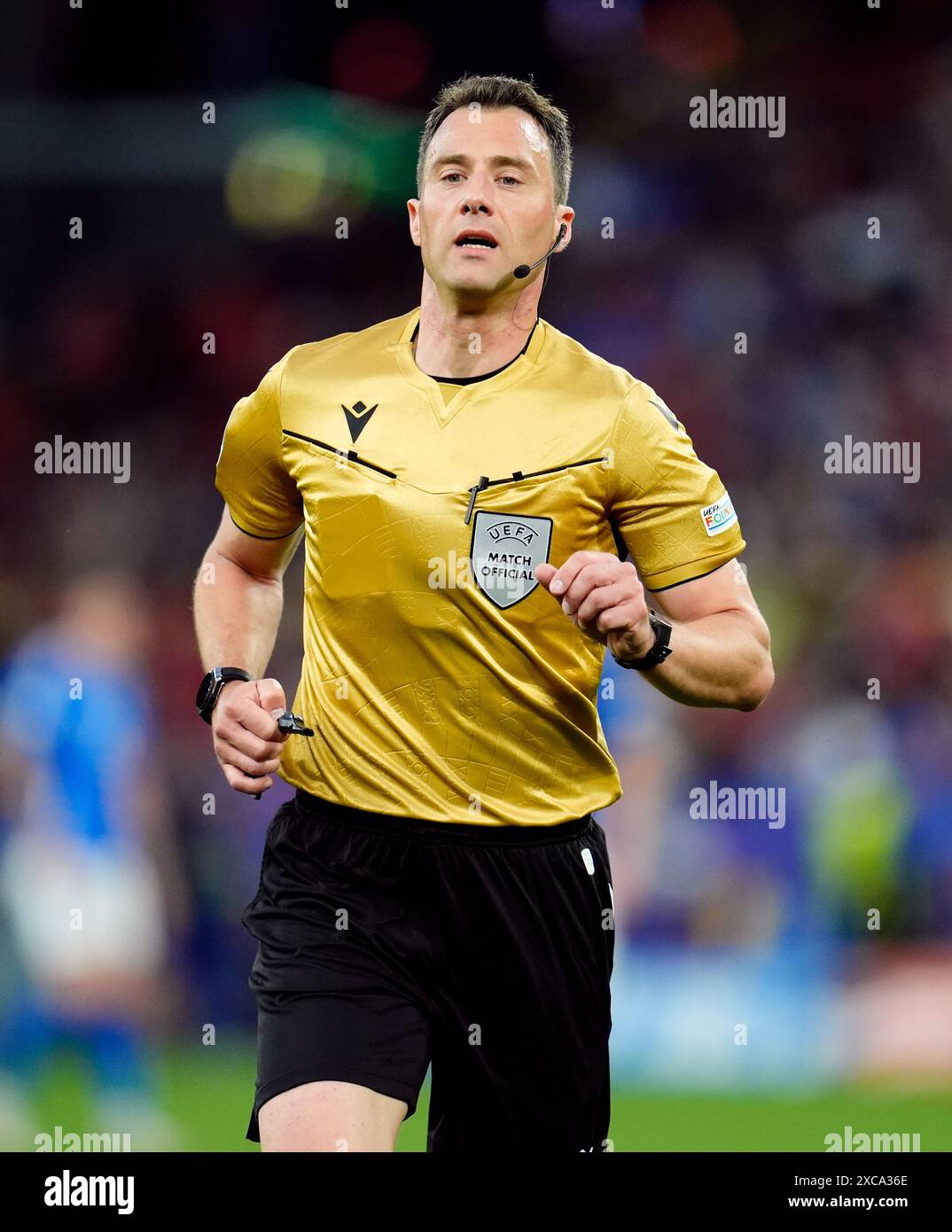 Referee Felix Zwayer during the UEFA Euro 2024 Group B match at the BVB ...