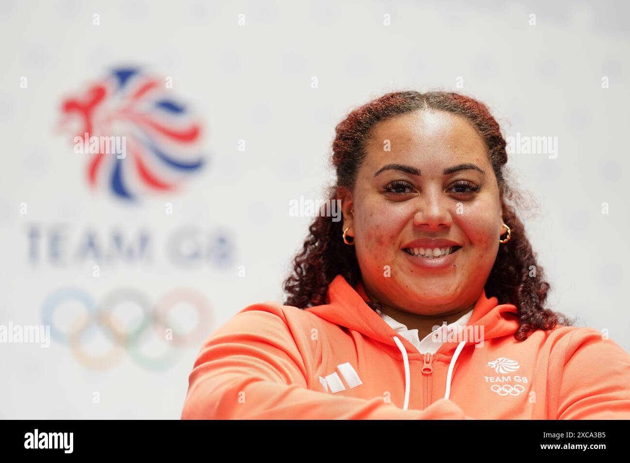 Emily Campbell during a Team GB kitting out session for the Paris ...