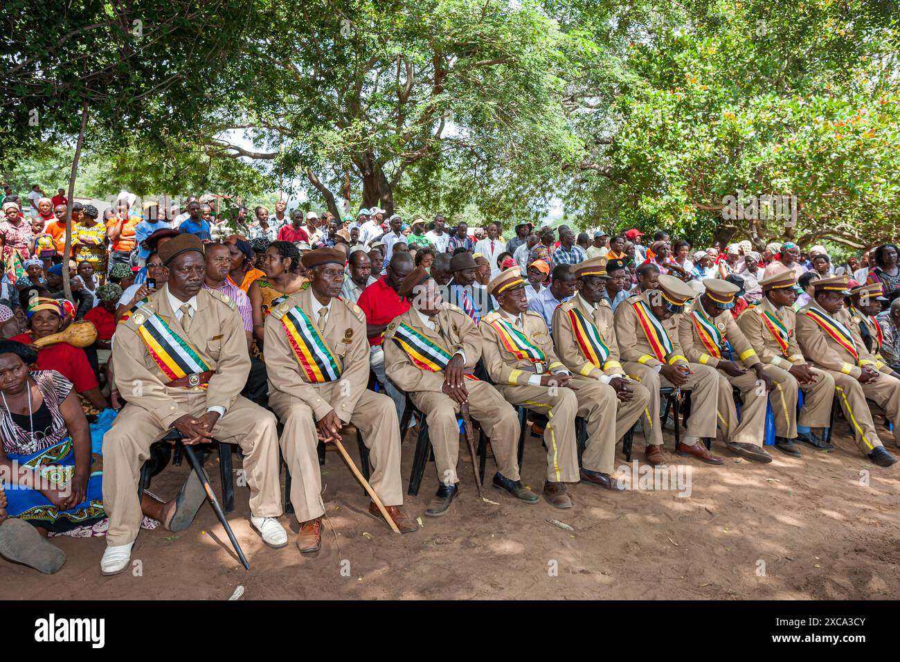 Mozambique, Maputo, Boane, Régulos, traditional authorities Stock Photo ...