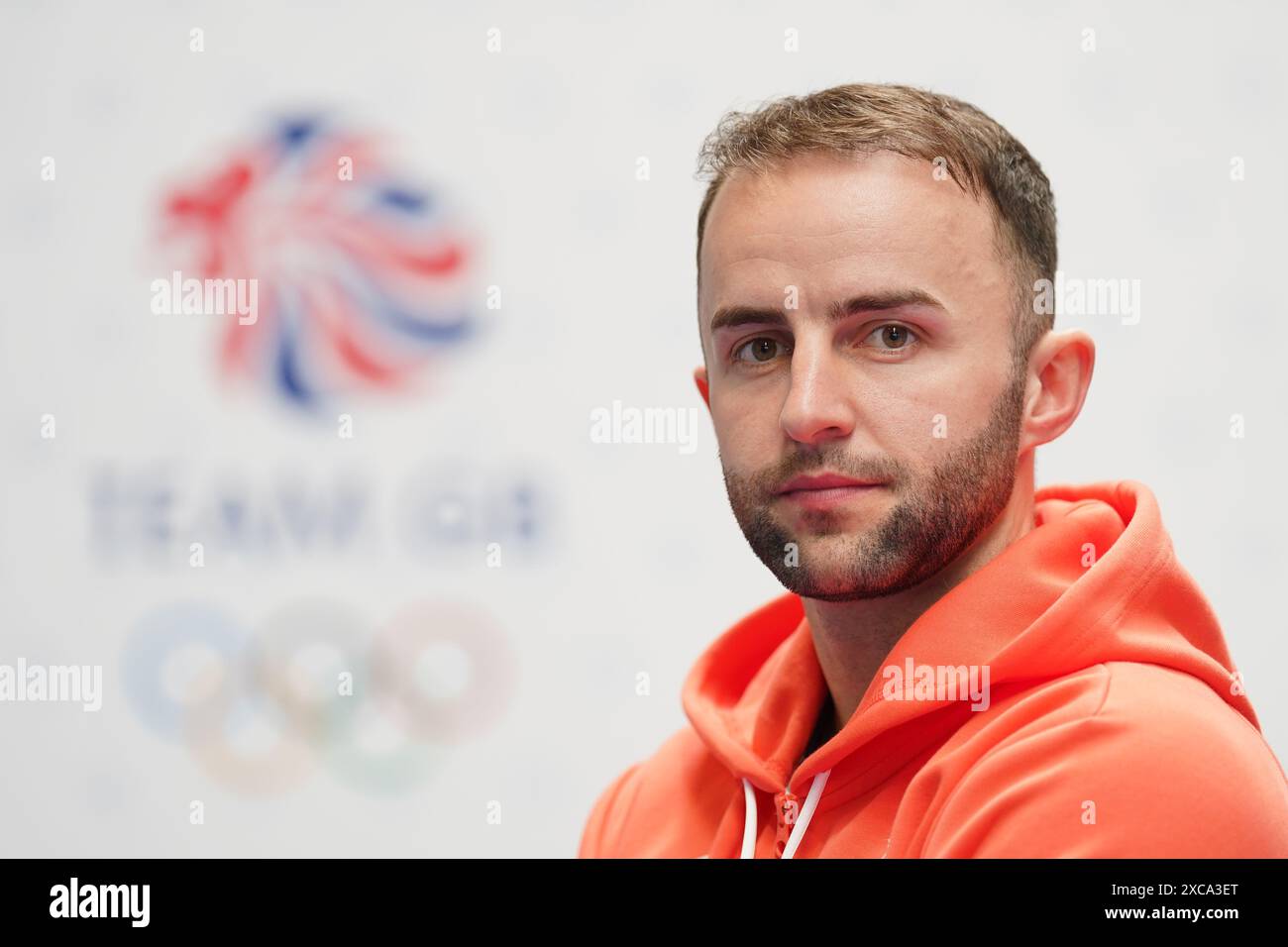 Ben Lane during a Team GB kitting out session for the Paris Olympics ...
