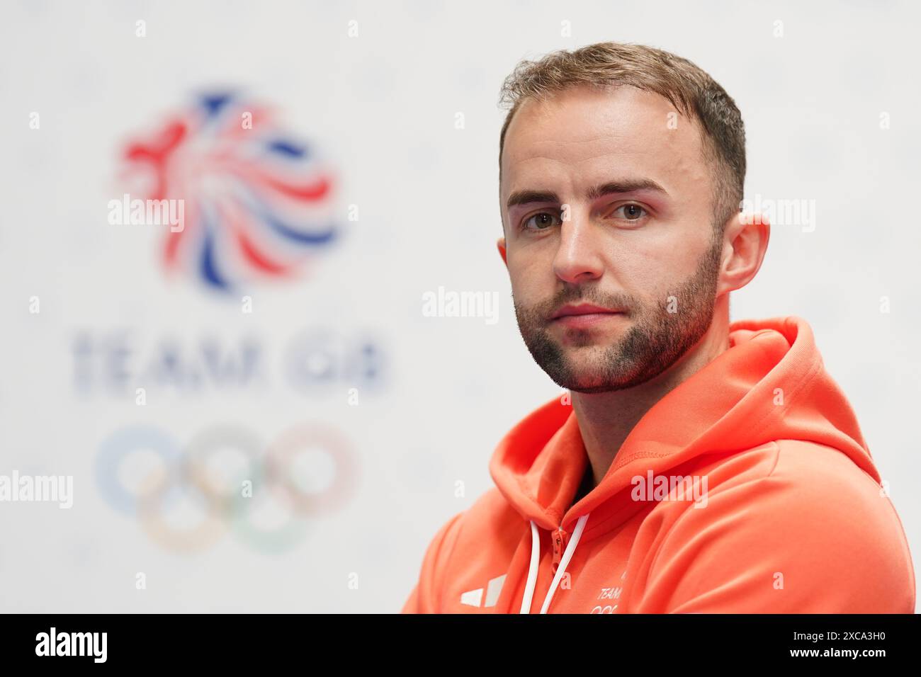 Ben Lane during a Team GB kitting out session for the Paris Olympics 2024 at the Birmingham ...