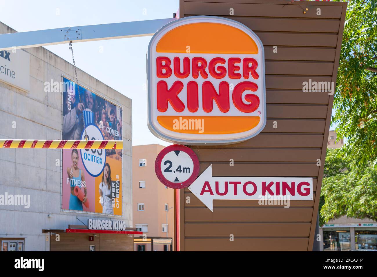 Palma de Mallorca, Spain; june 04 2024: Advertising poster of the ...