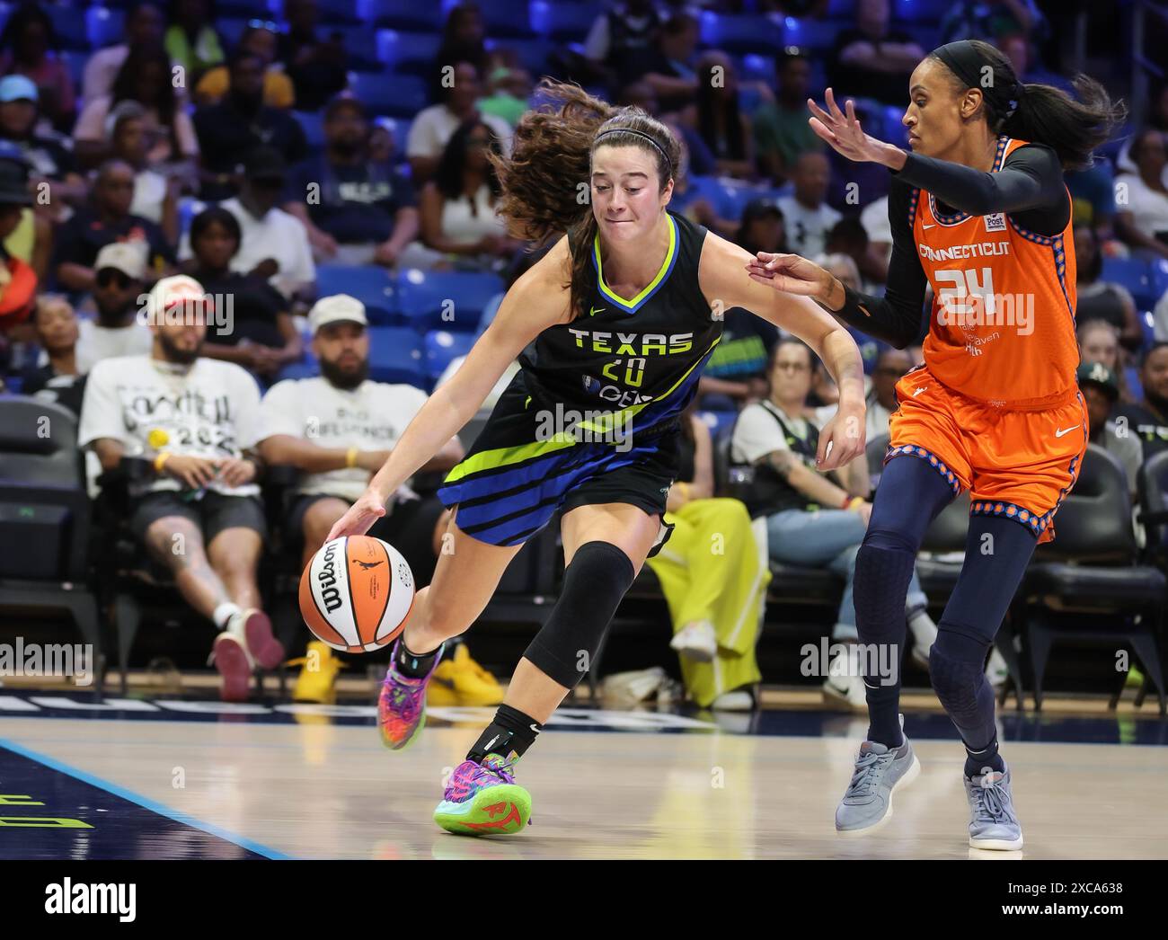 Arlington, TX, USA. 15th June, 2024. Dallas' Maddy Siegrist (20 ...