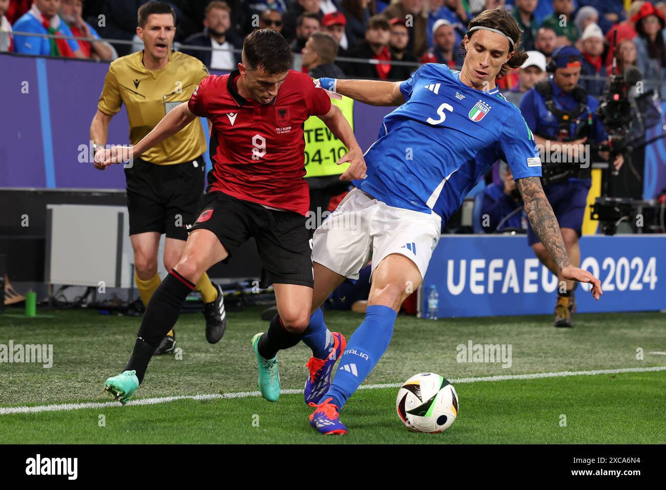 Dortmund, Germany. 15th June, 2024. Riccardo Calafiori of Italy ...