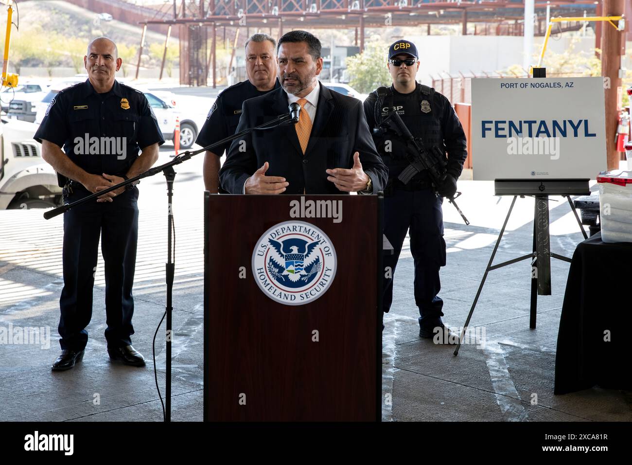 Assistant Special Agent in Charge Juan Mariscal with Homeland Security ...