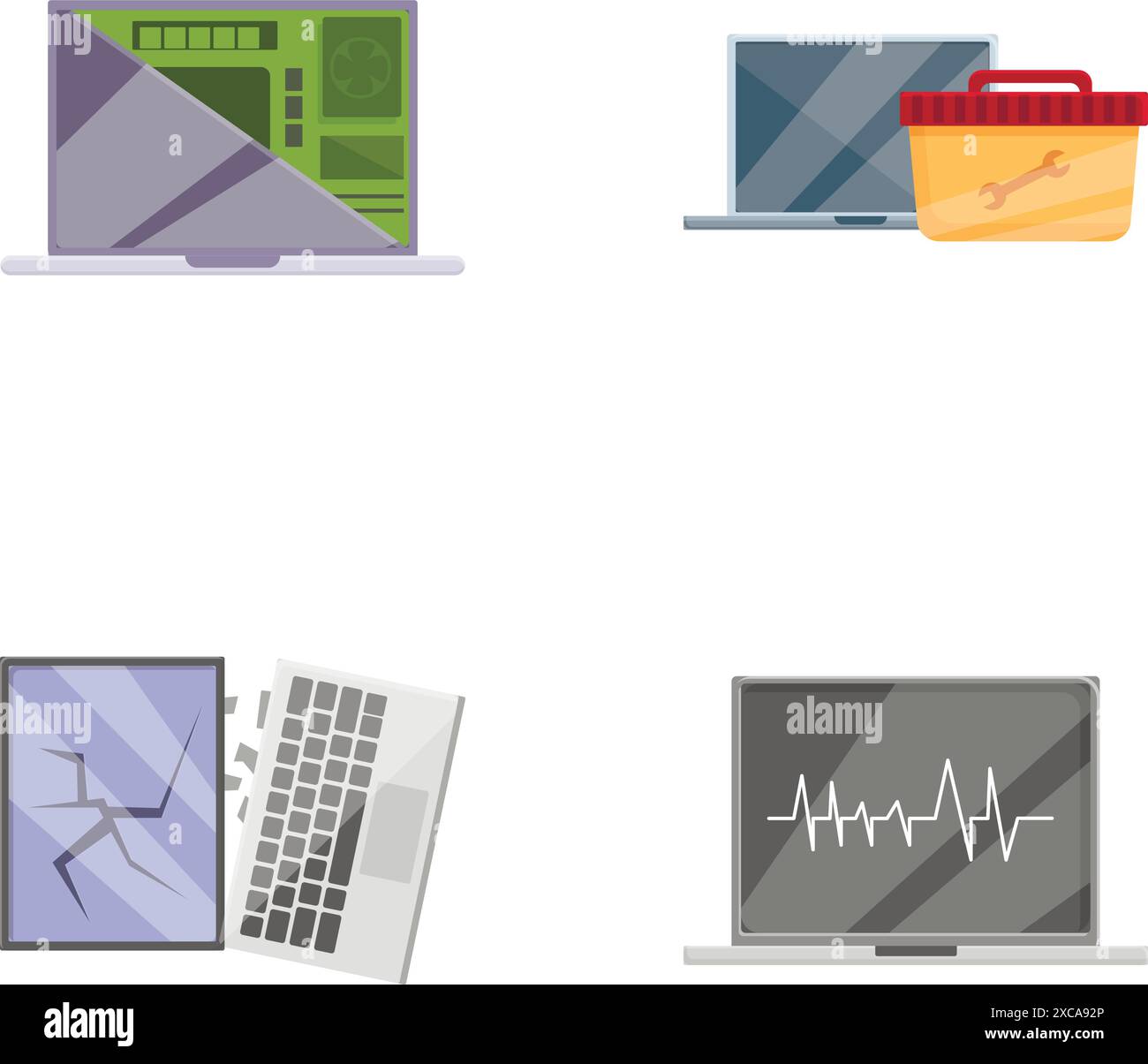 Defective equipment Stock Vector Images - Alamy
