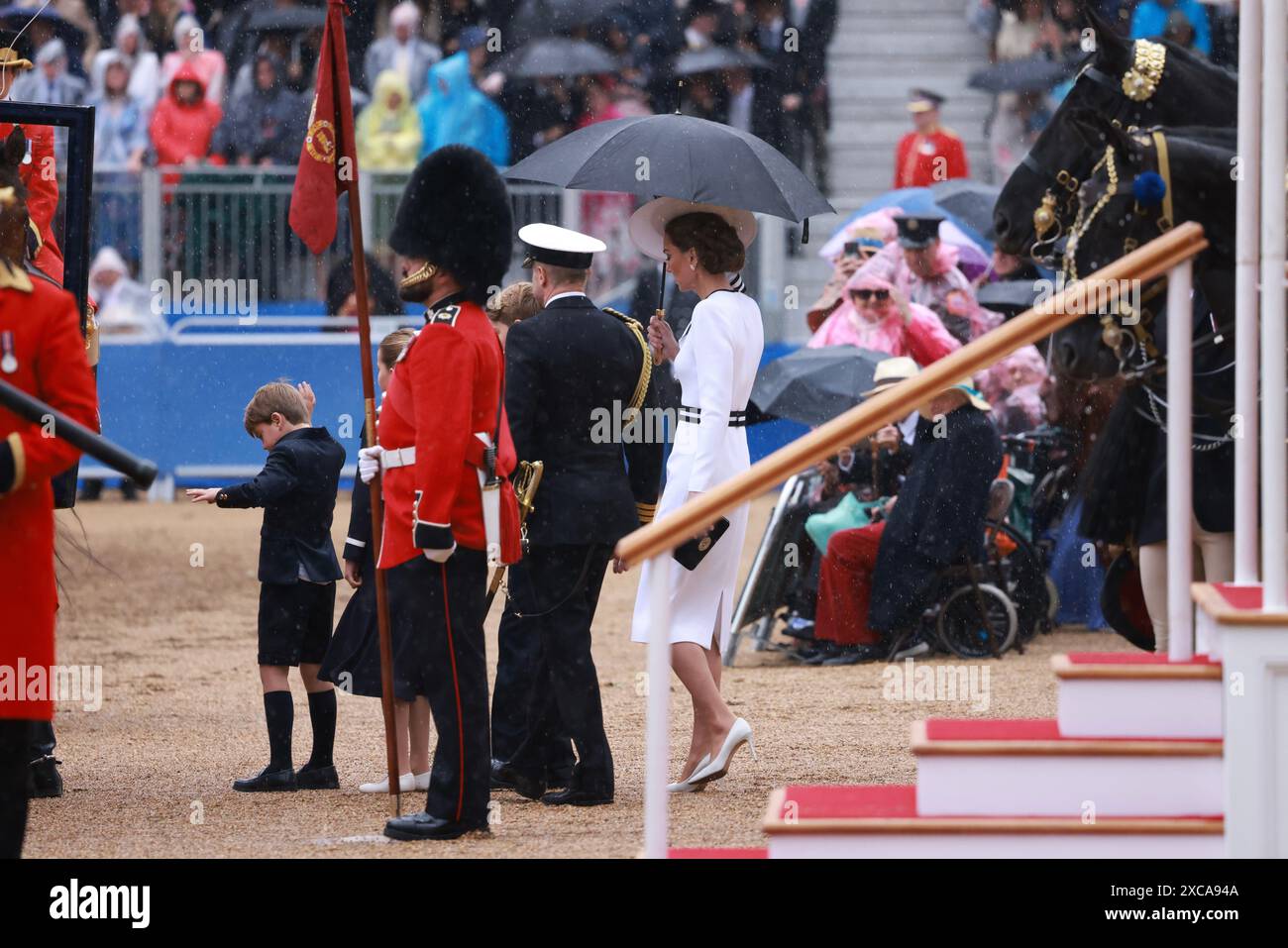 London UK 15th June UK Trooping the Colour Stock Photo - Alamy