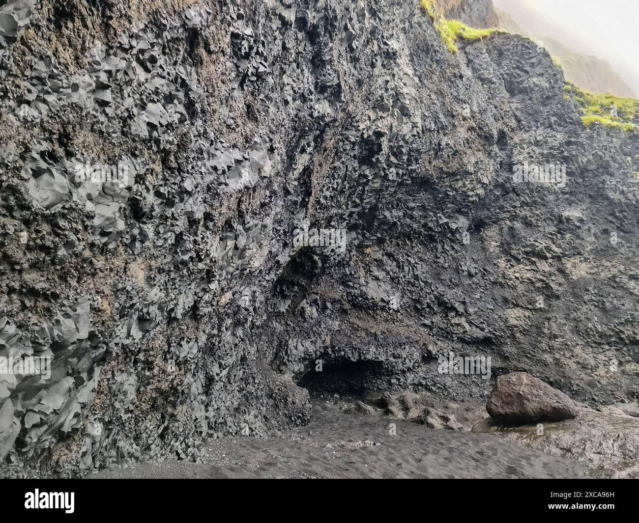 Exciting rock formations in basalt rock from Iceland Stock Photo - Alamy