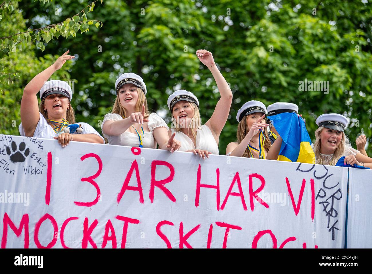 Graduation Day from gymnasium in the city center of Norrköping 2024 ...