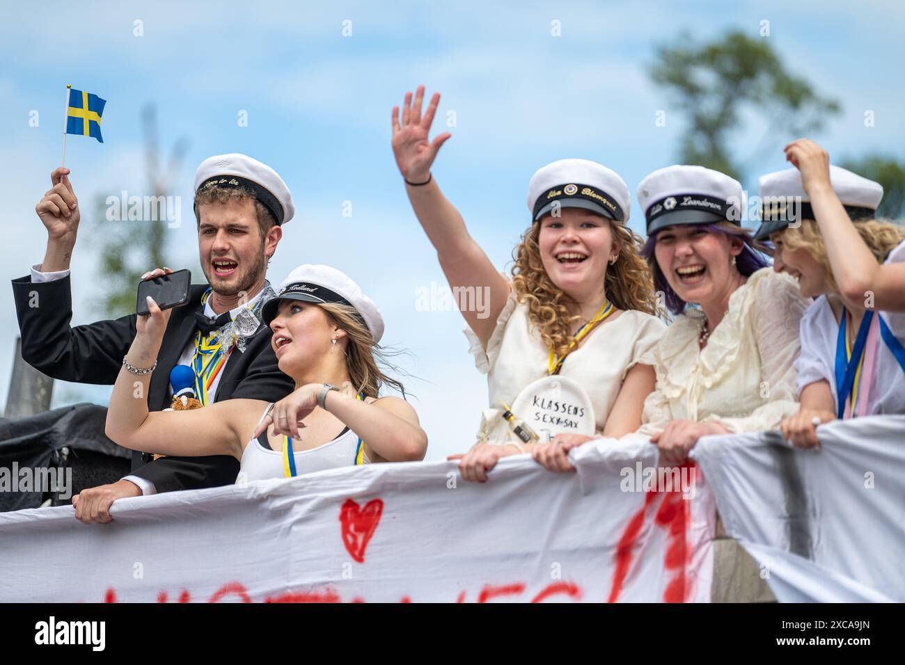 Graduation Day from gymnasium in the city center of Norrköping 2024 ...