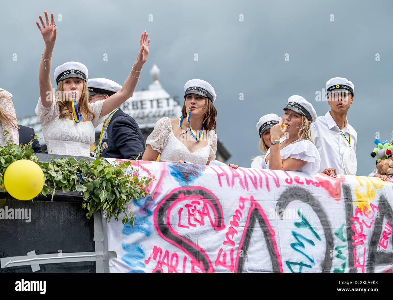 Graduation Day from gymnasium in the city center of Norrköping 2024 ...