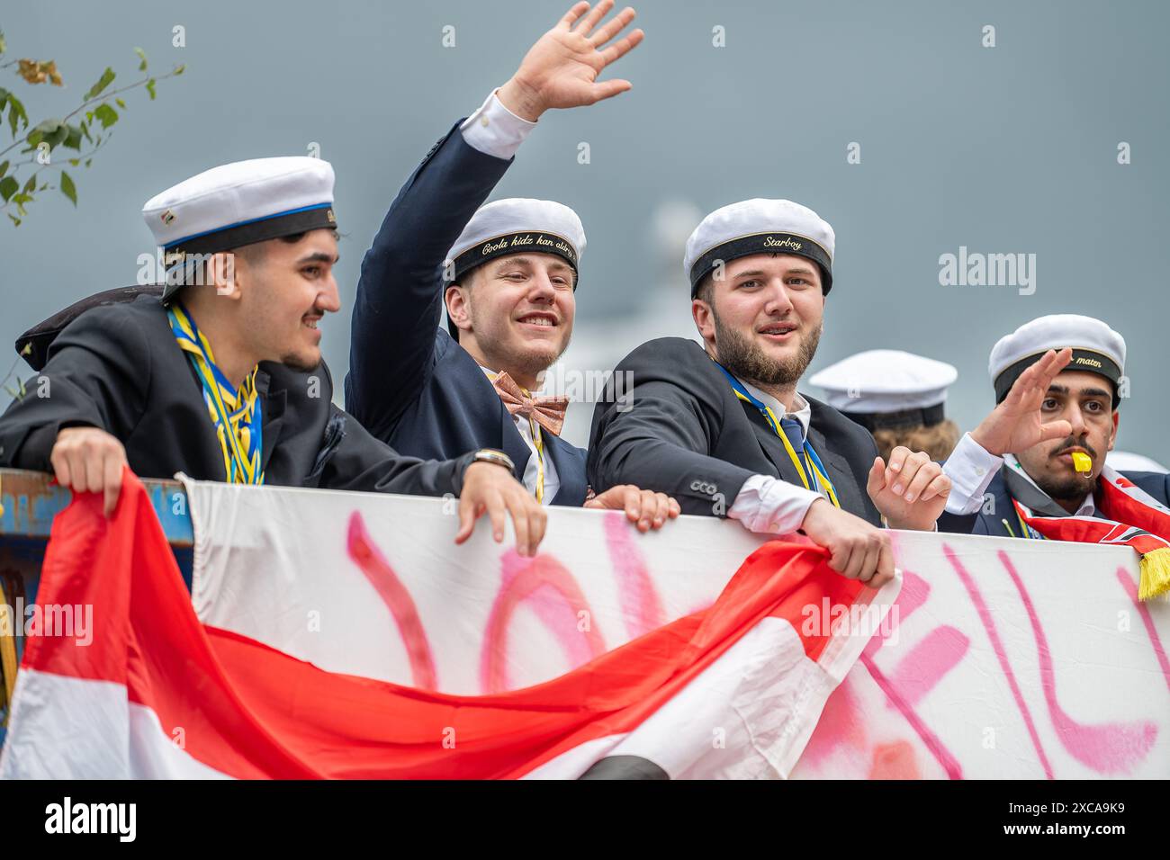 Graduation Day from gymnasium in the city center of Norrköping 2024 ...