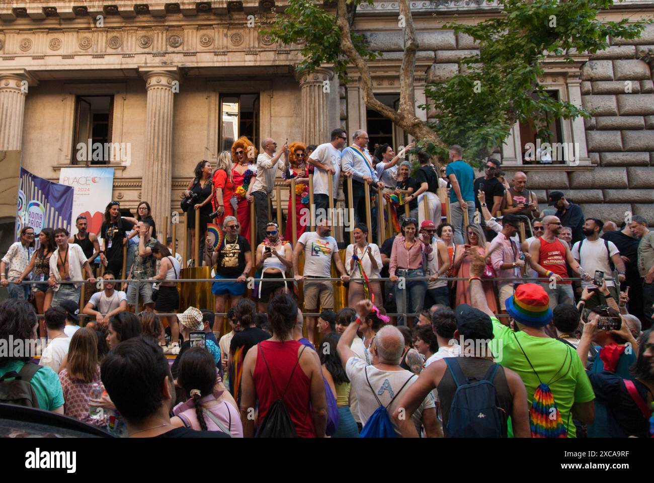 Rome, Italy. 15th June 2024. 15/06/2024 Rome, Thousands in the square ...