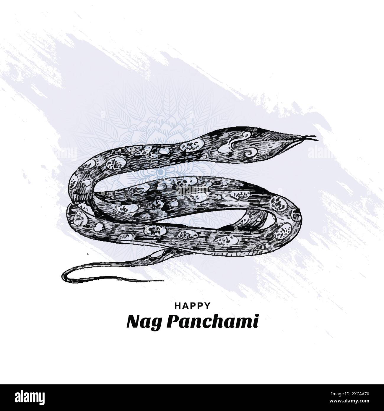 Nag panchami card Stock Vector Images - Alamy
