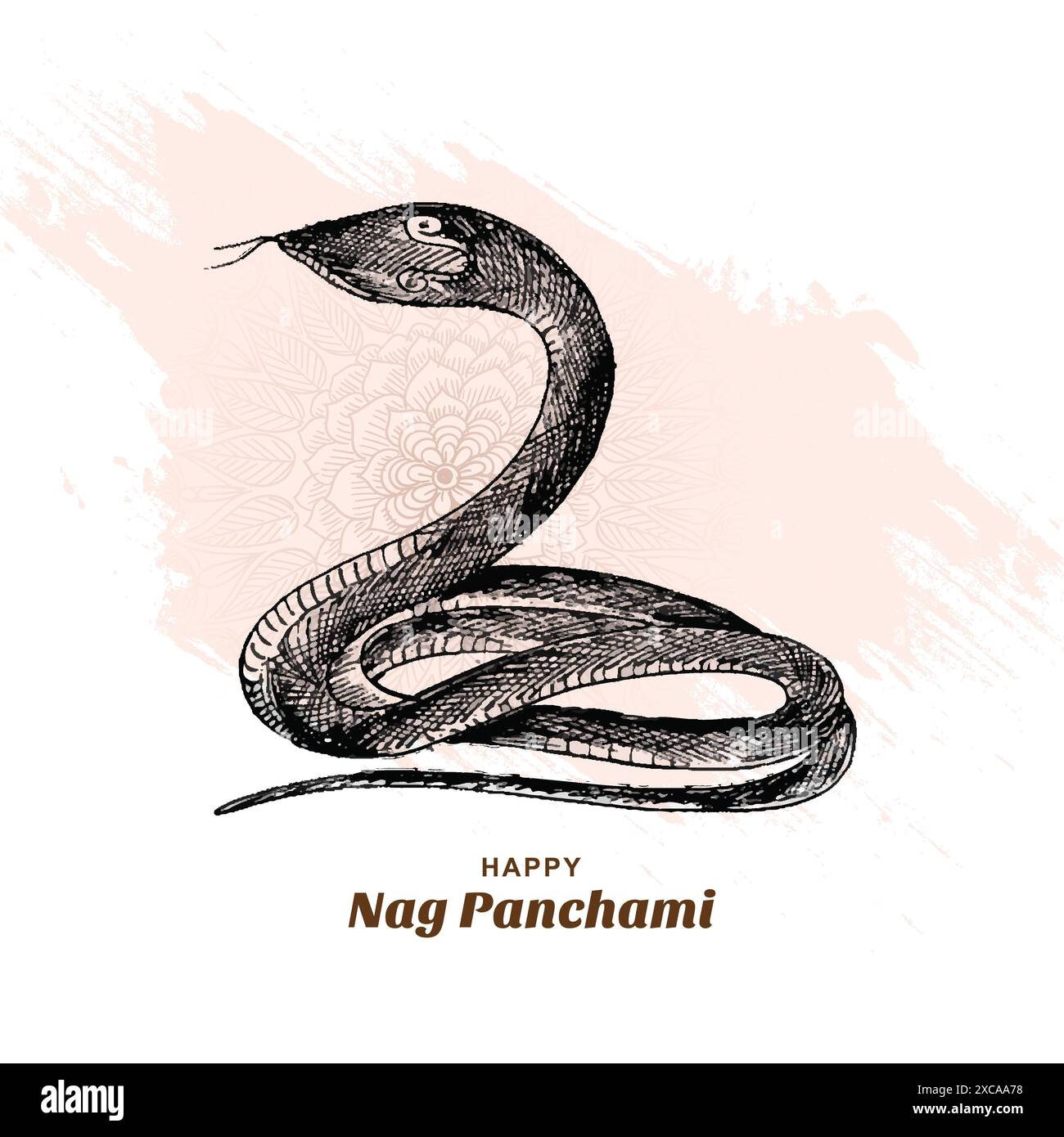 Nag panchami card hi-res stock photography and images - Alamy