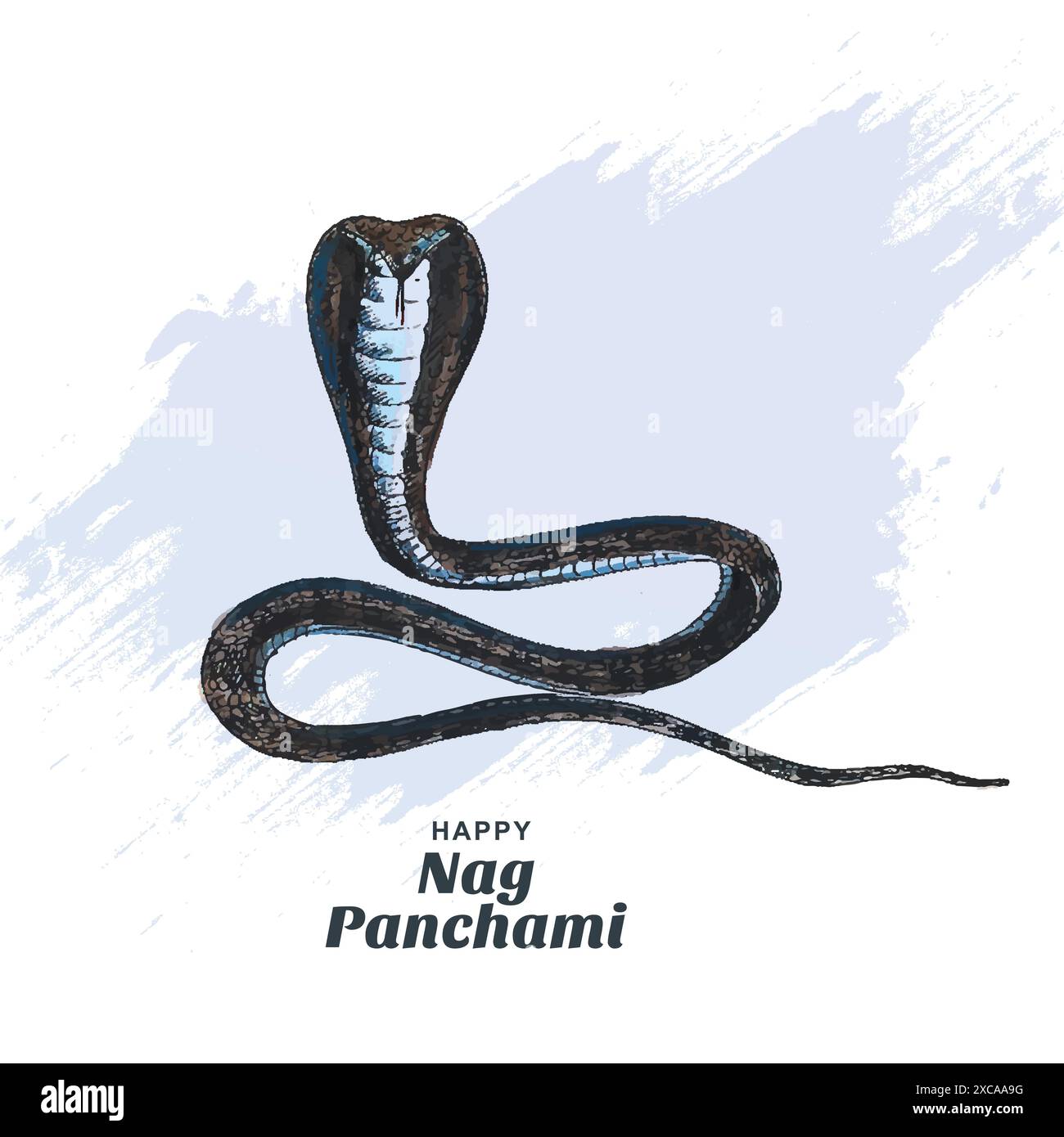 Happy naag panchami indian festival background Stock Vector Image & Art ...