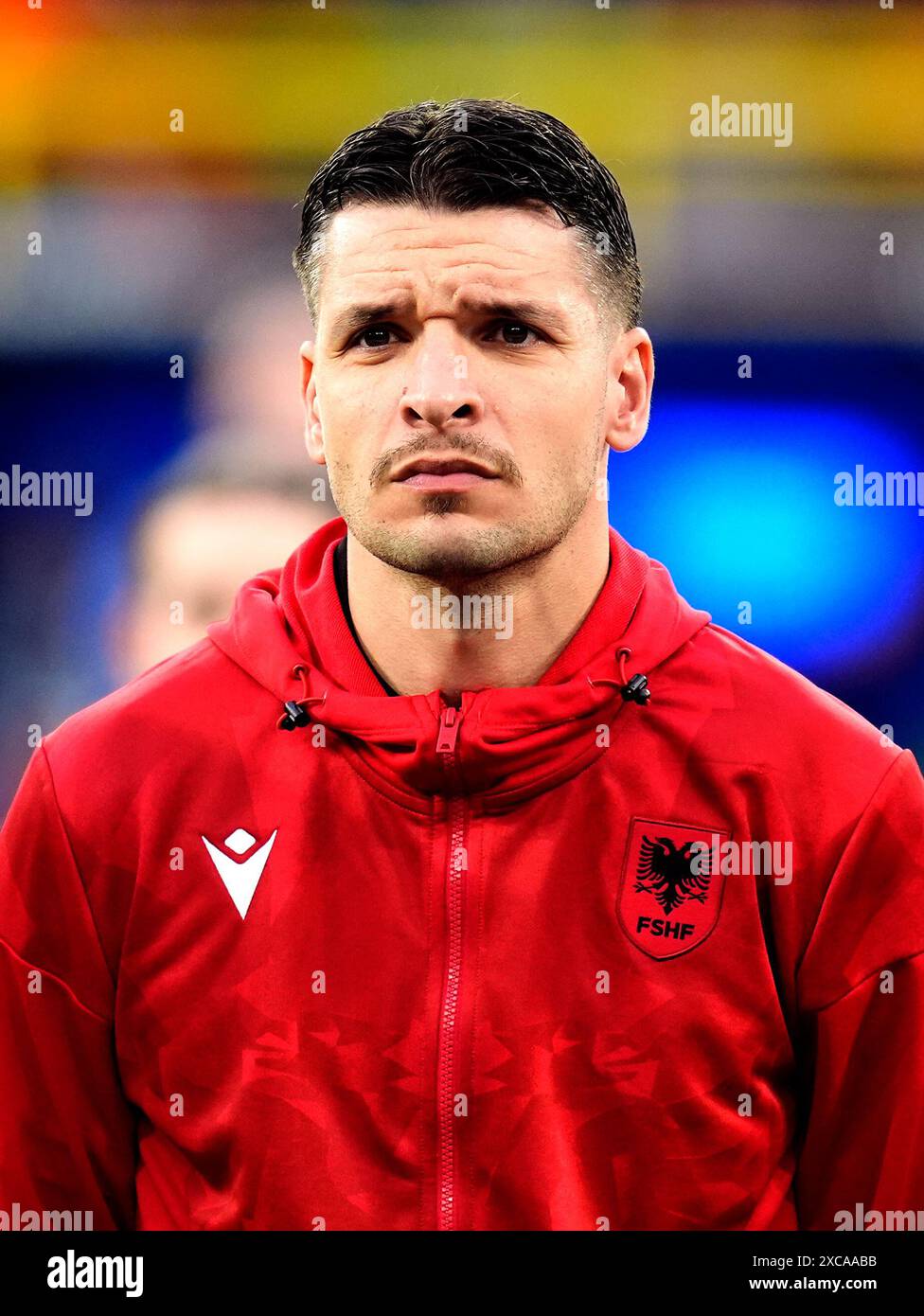 Albania's Berat Djimsiti during the UEFA Euro 2024 Group B match at the ...