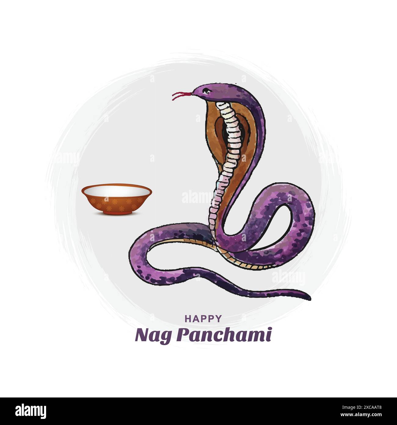 Nag panchami card hi-res stock photography and images - Alamy