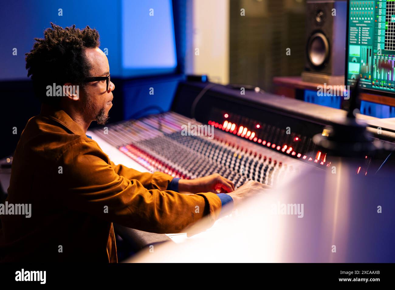 From production sound booth hi-res stock photography and images - Alamy