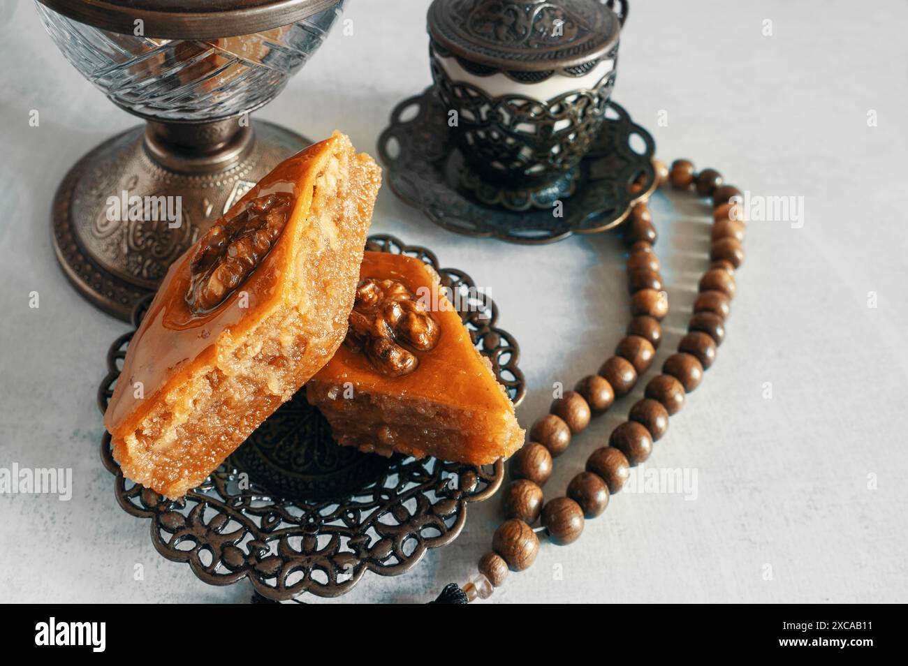Muslim festive baklava sweets for Ramadan, Eid al-Fitr and Uraza al ...