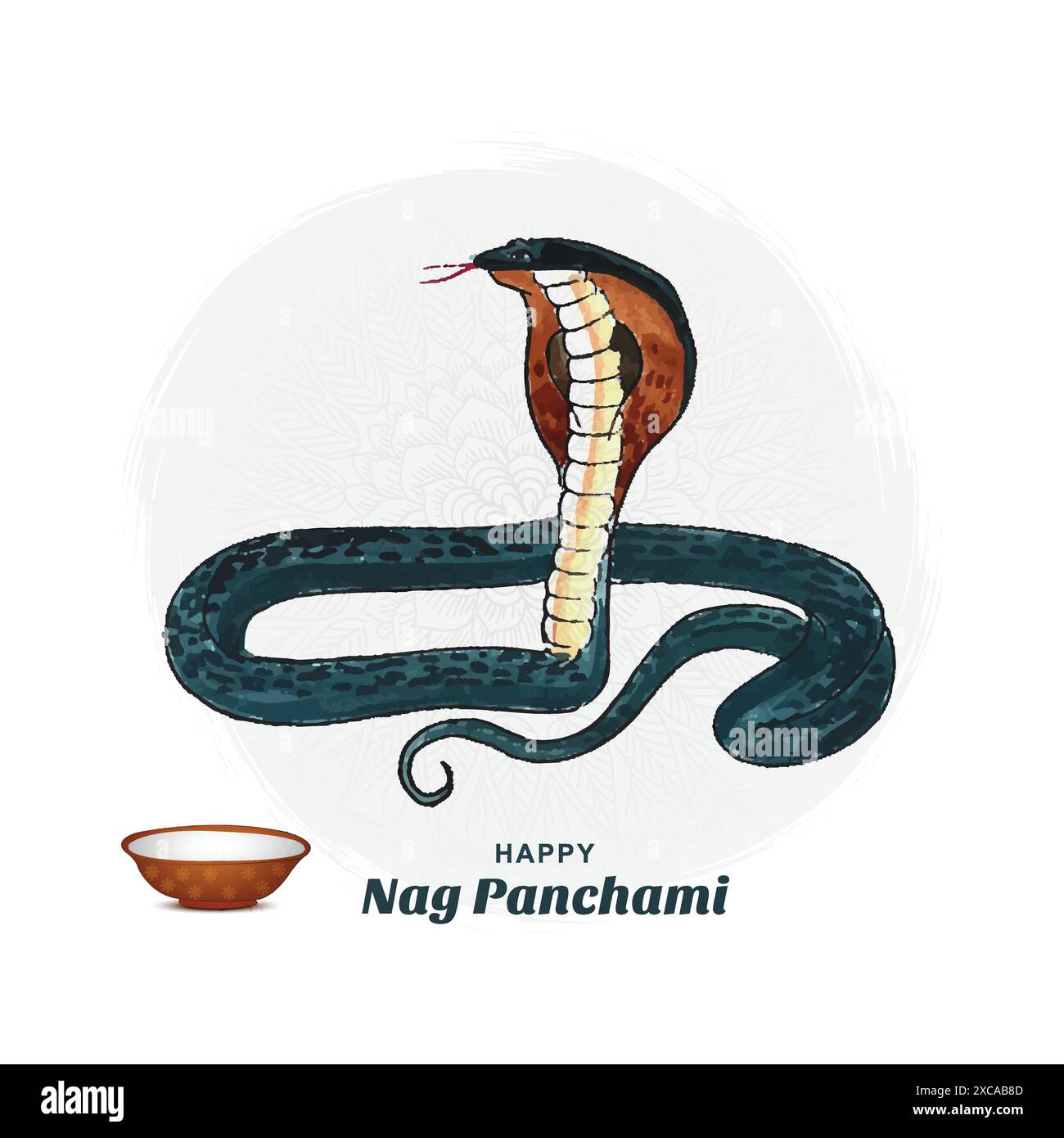Nag panchami card hi-res stock photography and images - Alamy
