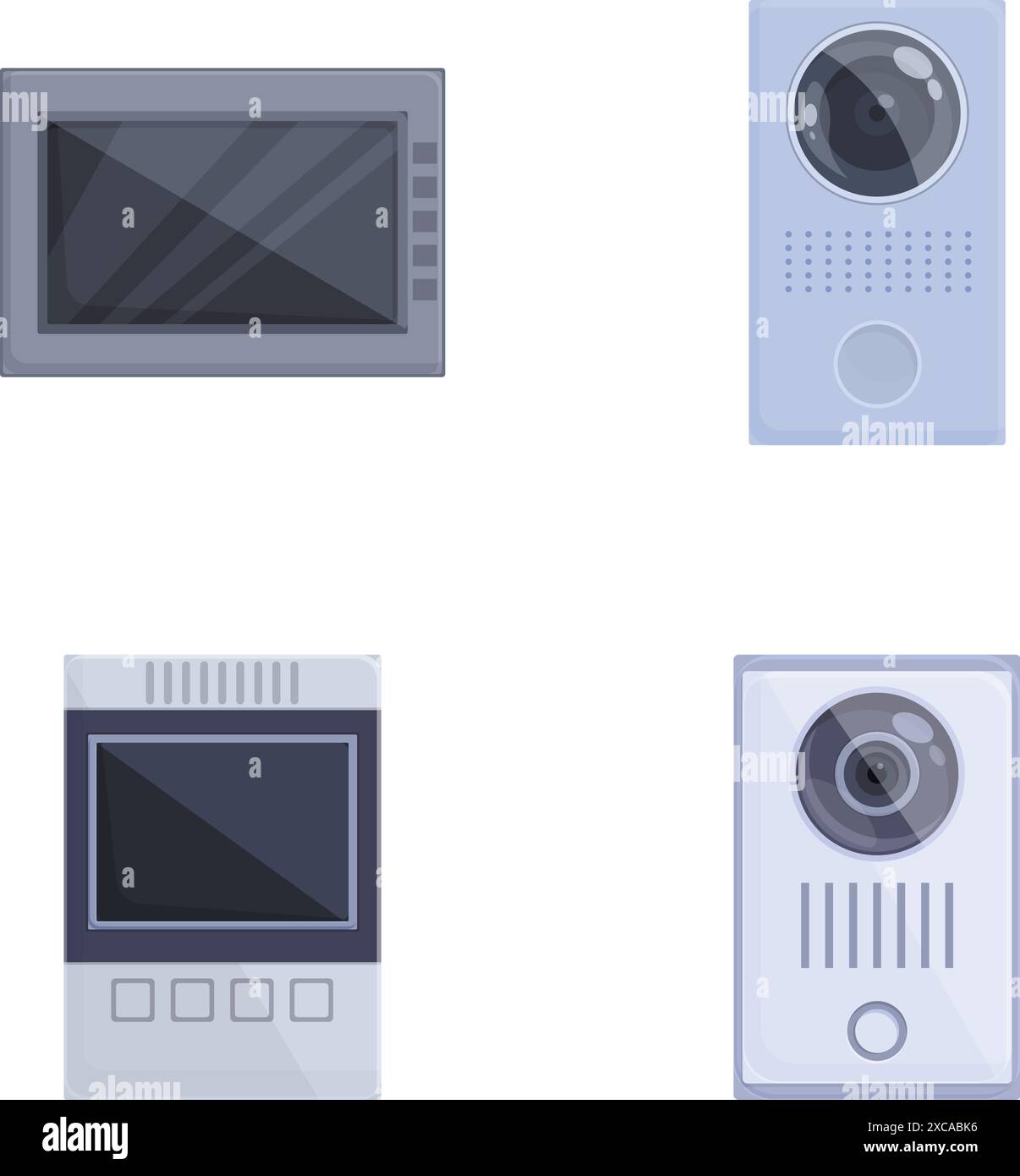 White intercom screen on hi-res stock photography and images - Alamy